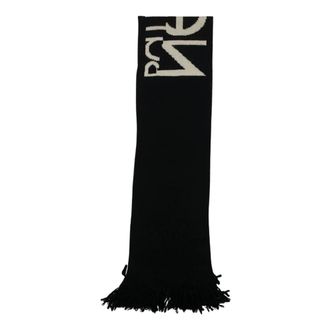 Neil Barrett Homme, Accessoires, Noir, Taille: ONE Size Knitted Scarf