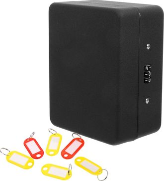 Cabilock Wandmontierter Metallschl&uuml;sselkasten Stelligem Zahlenschloss Robuste Schl&uuml;sselsafe Box f&uuml;r Haushalt und B&uuml;ro Gro&szlig;e Kapazit&auml;t Schl&uuml;sselaufbewahrung Die