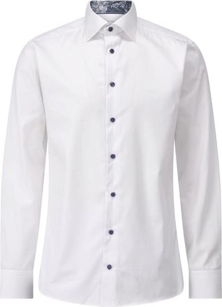 Eton Slim-Fit Baumwollhemd mit floralen Details