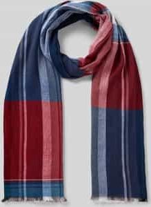 Christian Berg Schal aus Viskose mit Fransen