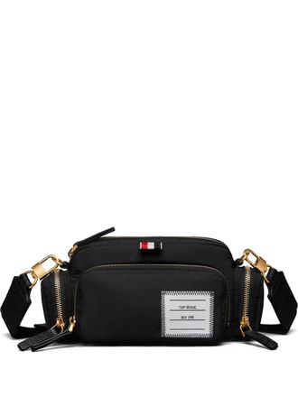 Thom Browne sac banane à patch logo - Noir