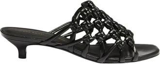 Liviana Conti Femme, Chaussures, Noir, Taille: 40 EU Rebecca Woven Mules