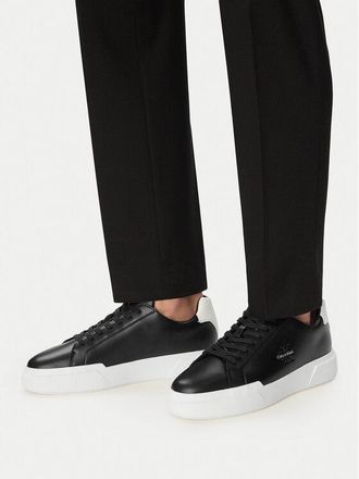Calvin Klein Sneakers Chunky Cupsole Laceup Lth YM0YM01344 Schwarz