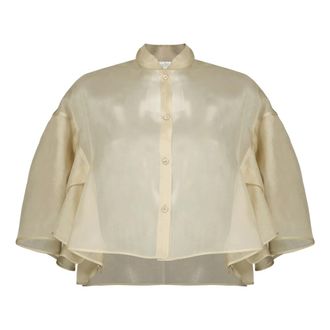 Max Mara Damen, Blusen & Hemden, Beige, MGr&ouml;&szlig;e