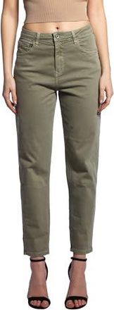JOPHY & CO. Pantalon femme avec cinq poches en coton élastique (code 1372), vert militaire, XL