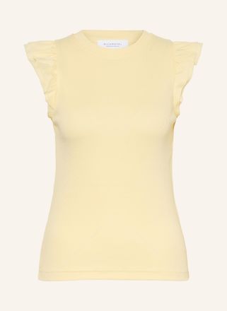 Rich & Royal Top Mit Volants gelb