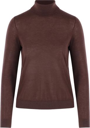 Co haut à col roulé - Marron