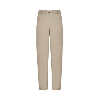 Maison Kitsun&eacute; Homme, Pantalons, Beige, Taille: 3XS Pantalon Chino Casual