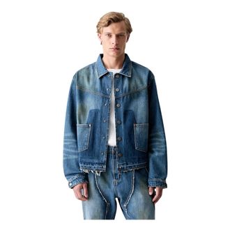 Andersson Bell Rodeo Motorrad-Denimjacke - - Jackets - Herren - Blau - XL