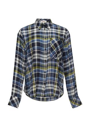 s.Oliver Karierte Hemdbluse aus Viskosemix