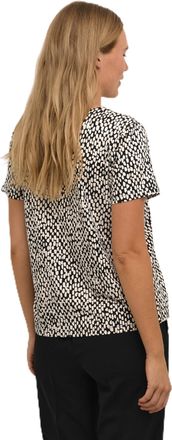 Kaffe T-Shirt KAbella XXL, Black/Chalk Graphic Dot