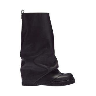 The Attico Femme, Chaussures, Noir, Taille: 36 EU Robin Combat Boot