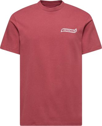 Moncler Moncler Logo Cotton T-shirt, Men, Red, Size: 3xl