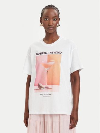 Only T-Shirt Vivvi 15346761 Wei&szlig; Regular Fit