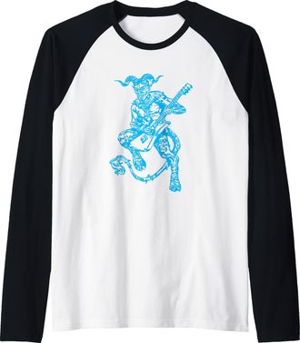 Seembo Teufel spielt Gitarre, Gitarrist, Satan, Rockmusiker Raglan