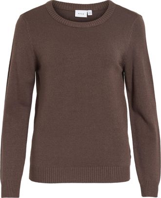 Vila Female Strickpullover Rundhalsausschnitt