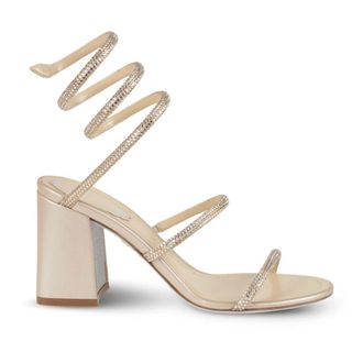 Rene Caovilla Femme, Chaussures, Beige, Taille: 36 EU Cleo Sandal