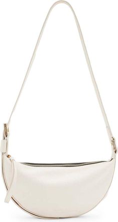 AllSaints Half Moon Umhängetasche - Weiß