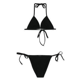 Hunza G Damen, Bademode, Schwarzk, ONE SIZEGröße