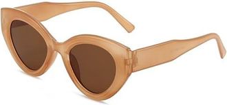 Generic Lunettes De Soleil Vacances &Agrave; Petite Monture For Hommes Plein Air For Femmes(Brown)