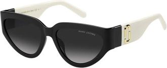 Marc Jacobs Marc 645/s 80S/9O BLACK WHITE Sunglasses Women Acetate, Standard, 57