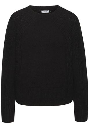 Lascana Strickpullover mit Grobstrick-Details, Damen Pullover mit Rundhals