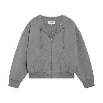 Maison Margiela Sweatjacke - - Sweatshirts & Hoodies - Damen - Grau - M