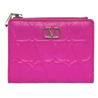 Valentino Porte-monnaie Pre-owned - Femme - Pre-owned - Rose - Taille: ONE Size