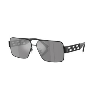 Versace Homme, Accessoires, Noir, Taille: 61 MM Navigator Lunettes de soleil