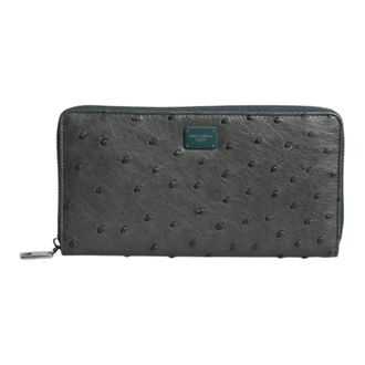 Dolce & Gabbana Continental Zipper Wallet - - Accessories - Herren - Gr&uuml;n - ONE SIZE