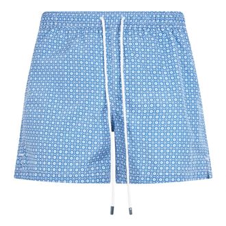 Fedeli Homme, Maillots de bain, Bleu, Taille: 3XL Madeira Swim Shorts