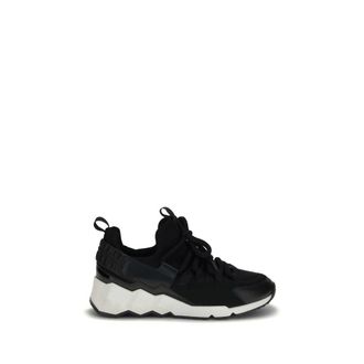 Pierre Hardy Schwarze Neopren Sport Sneakers