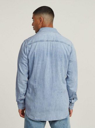 G-Star Langarmshirt Dakota Slim Denim Hemd