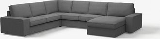 IKEA KIVIK 5er-Ecksofa mit R&eacute;camiere