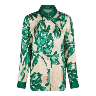Marc Aurel Viskose-Satin-Bluse - - Blouses & Shirts - Damen - Mehrfarbig - 2XL