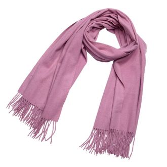 DonDon Schal Damen Winter Wollschal Winterschal gro&szlig; und flauschig 200 x 70 cm - Berry