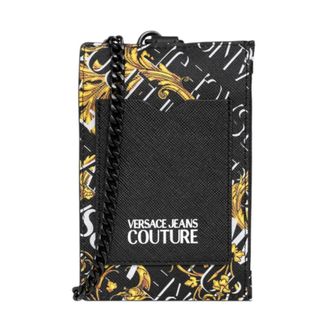 Versace Jeans Couture Schwarze Geldb&ouml;rsen & Kartenhalter von - - Accessories - Herren - Schwarzk - ONE SIZE