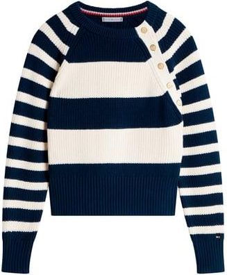 Tommy Hilfiger Pull ray&eacute; en coton