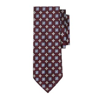 Brooks Brothers Micro Effect Seidenkrawatte - - Accessories - Herren - Rot - ONE SIZE
