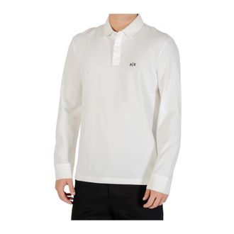 A|X Armani Exchange Homme, Tops, Beige, Taille: XL Polo &agrave; manches longues