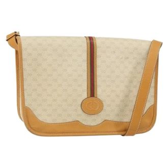 Gucci Sac bandouli&egrave;re en plastique Pre-owned - Femme - Pre-owned - Beige - Taille: ONE Size