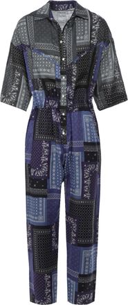 Overlover Combinaison Lolina Lin Bandana Indigo Imprim&eacute;
