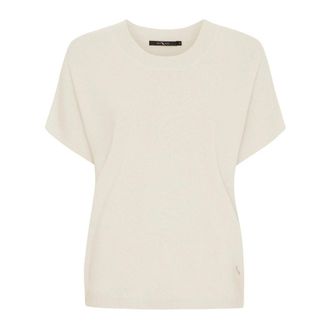 BTF-CPH Kaschmir & Merino T-Shirt - - Knitwear - Damen - Beige - L