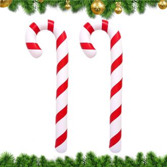 Generico Aufblasbare St&ouml;cke: Baumdekoration, Zubeh&ouml;r f&uuml;r Weihnachtsfeiern, Dekoration f&uuml;r den Au&szlig;enbereich, riesig, mundgeblasen, Riesenstange f&uuml;r den Balkon