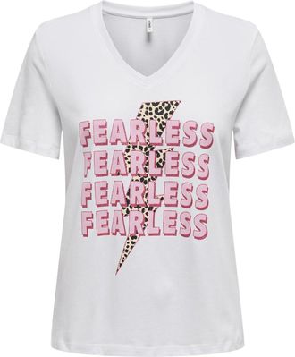 Only Onlhenny Life Reg S/S V-Neck Top Box JRS