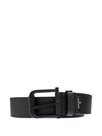 Stone Island G&uuml;rtel mit Logo-Pr&auml;gung - Schwarz