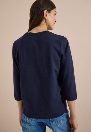 Cecil 3/4-Arm-Shirt mit Rundhals und Wording