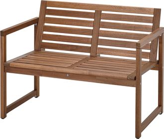IKEA N&Auml;MMAR&Ouml; Bank mit R&uuml;ckenlehne/au&szlig;en