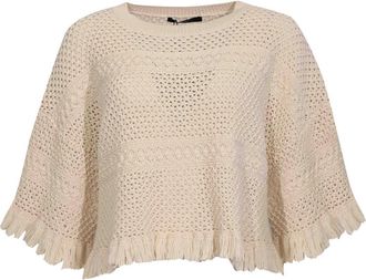 Max Mara U-Boot-Pullover - Beige