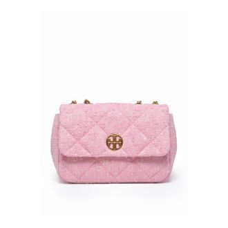 Tory Burch Femme, Sacs, Rose, Taille: ONE Size Sac bandouli&egrave;re Willa Tweed